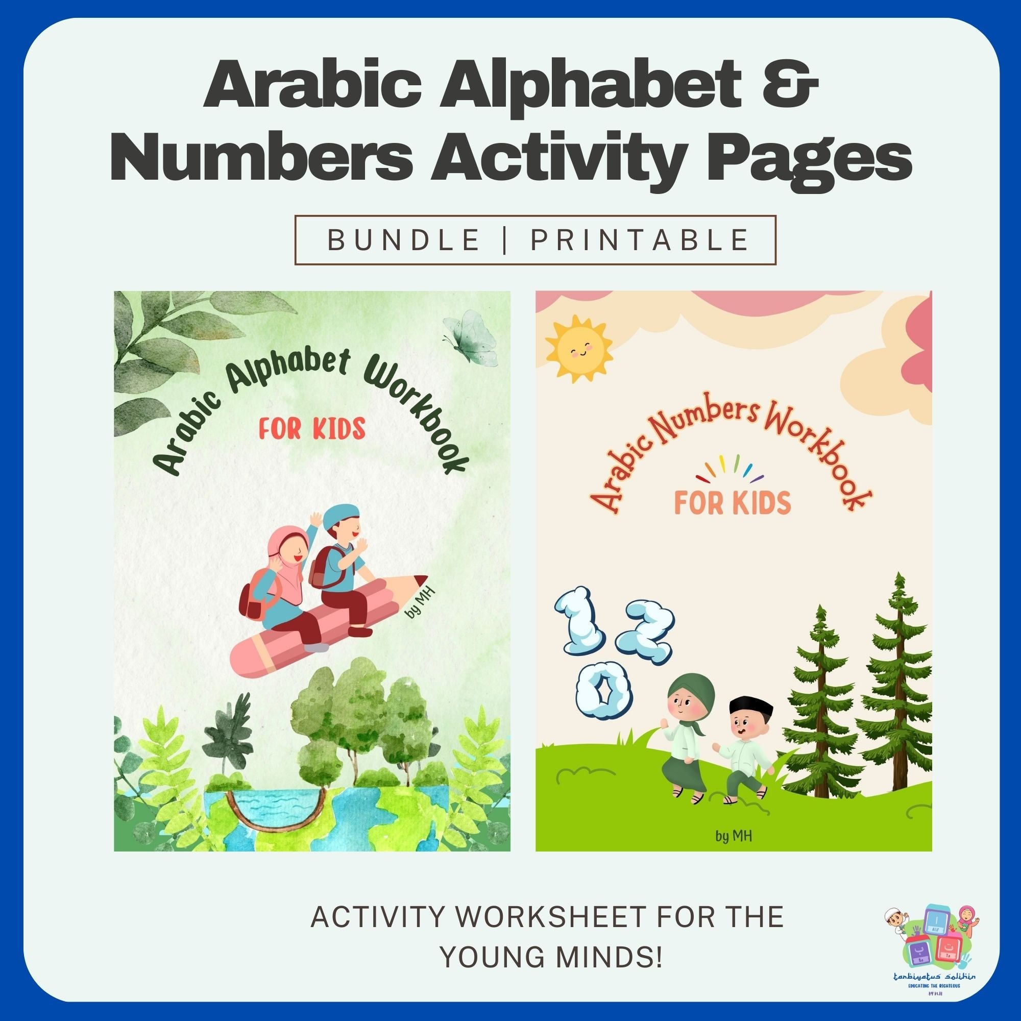 Arabic Alphabet & Number Activity Pages Printable – Tarbiyatus Solihin